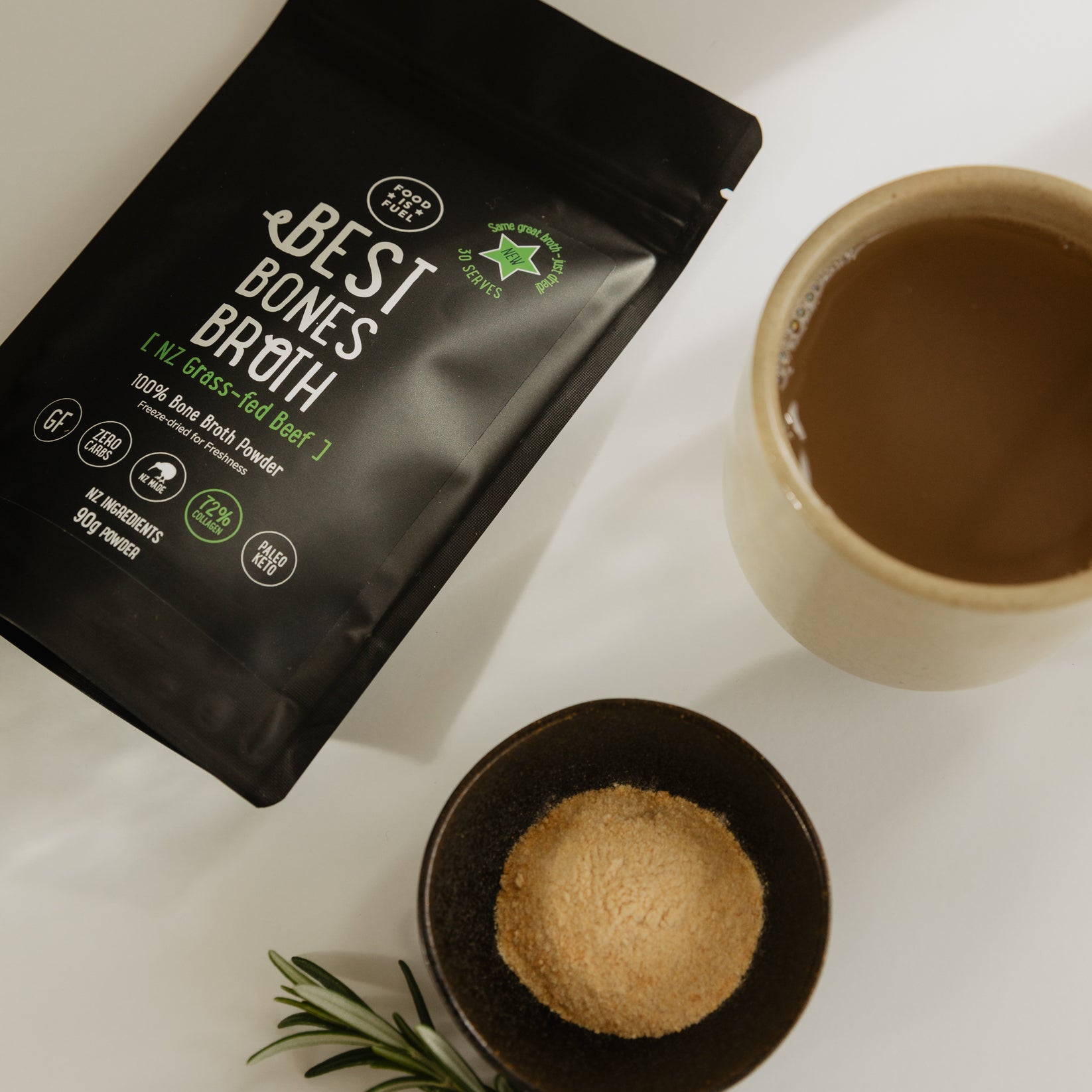 NZ Grass Fed Beef Broth Powder – bestbonesbroth