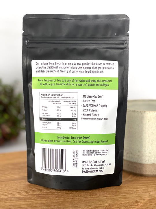 NZ Grass Fed Beef Broth